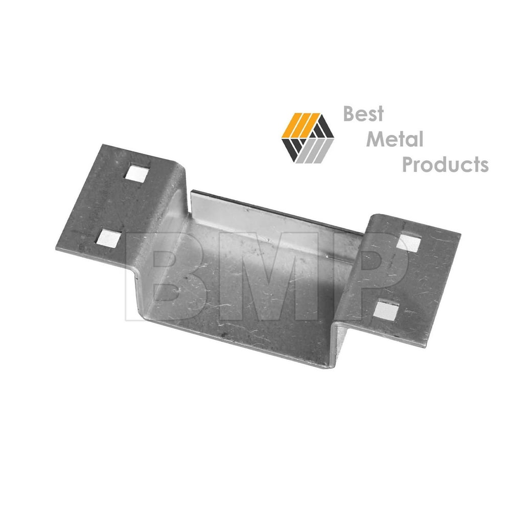 (4) BOLT ON STAKE BED TRAILER POCKETS WITH LIP 11 ga ZINC PLATED STEEL ...