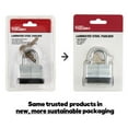 Hyper Tough Laminated Steel Padlock, 44mm Body, 1-3/16 inch Shackle ...