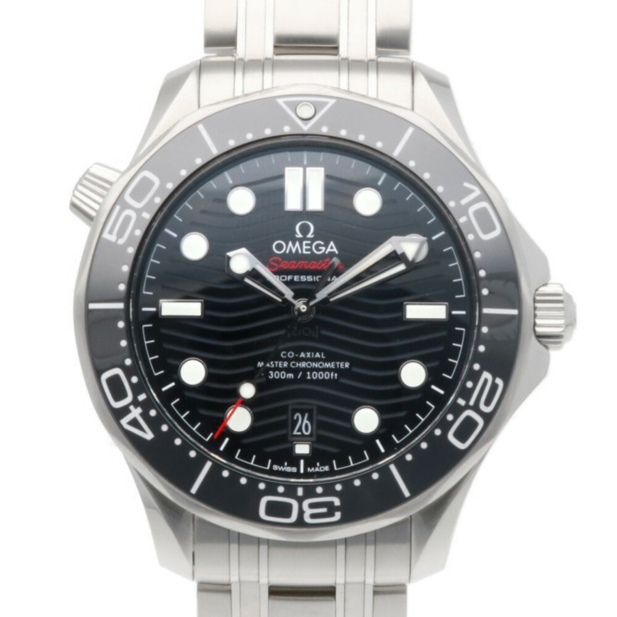 Pre-Owned OMEGA Seamaster 300M Co-Axial Watch Stainless Steel ...