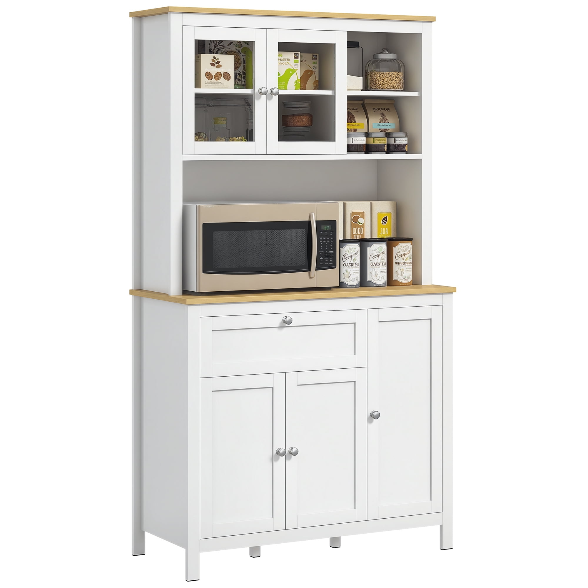 Click here for Homcom 71 Kitchen Pantry Storage Cabinet W/Adjusta... prices