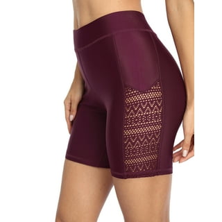 Jusfitsu Womens High Waisted Bikini Bottom Tummy Control Hollow Out ...