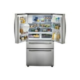 Samsung RF28R7201SR 28 Cu. Ft. 4-Door French Refrigerator in Stainless ...