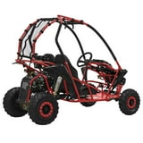 Massimo Adult Go Kart GKD 125, 2 Seats, Gas Powered 110cc, 6.5HP, 2WD ...