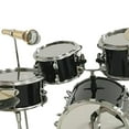 Miniature 8-Piece Percussion Drum Kit, Black - Ideal for Dollhouse ...