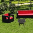 C/G Outdoor Side Tables,Cast Aluminum Patio End Tables,Anti-Rust coffee ...