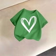 Ashyfjp Kids Casual Tops Solid Color Short Sleeve Crew Neck T-Shirt ...