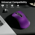 Wireless Mouse, 2.4GHz with USB Receiver, 1200 DPI Optical Tracking, 5 ...