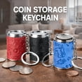 Mini Coin Storage Keychain, 2-in-1 Portable Coin Holder, Loose Change ...