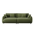 Aukfa 87" Modern Comfy Sofa, Upholstered Couch for Living Room, 4 ...