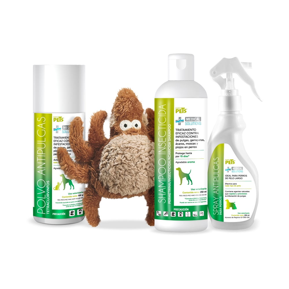 Fancy Pets. MS Kit Antipulgas para Perro con Peluche incluído | Walmart ...