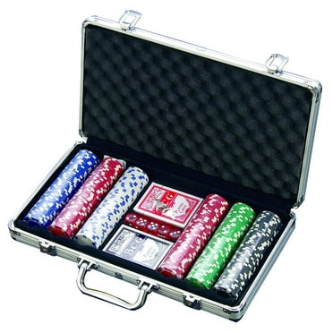 Professional 300-Piece Poker Set in Aluminum Carry Case - Walmart.com
