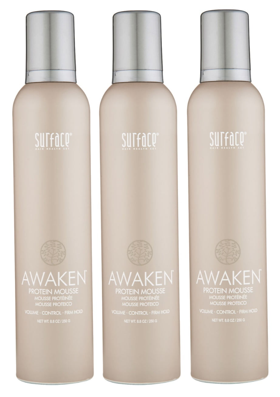Surface Awaken Therapeutic Protein Mousse 8.8 oz - Pack of 3 - Walmart.com