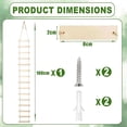 Extra Tall 3ft Wooden Ladder Trellis for Climbing Plants - Sturdy ...