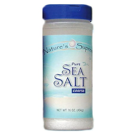 Nature's Supreme - Pure Sea Salt Coarse (454g) | Walmart Canada