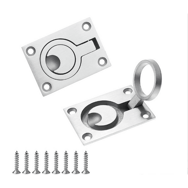 Drawer Handle 2 Pieces Locker Cabinet Handle Stainless Steel Boat ...