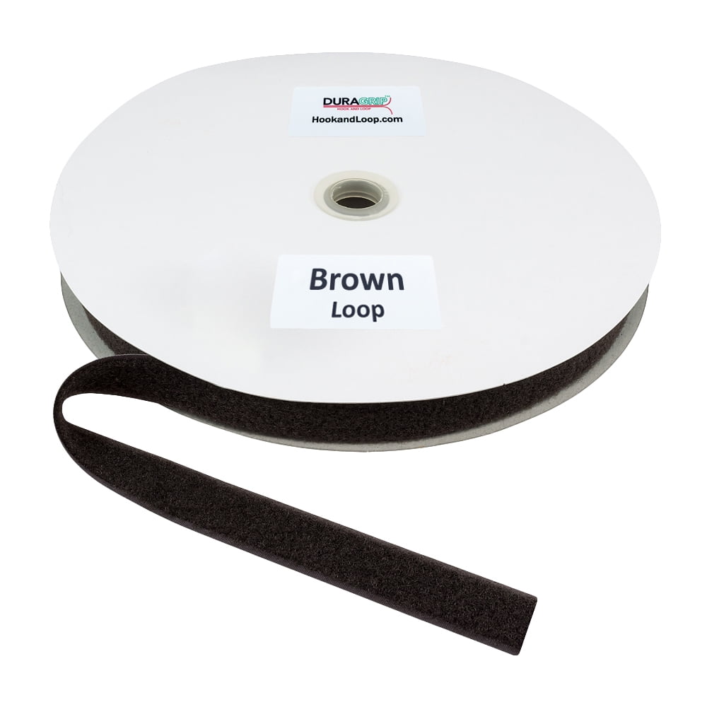 DuraGrip® Brand - 1" Brown Loop Peel & Stick - Rubber - Walmart.com