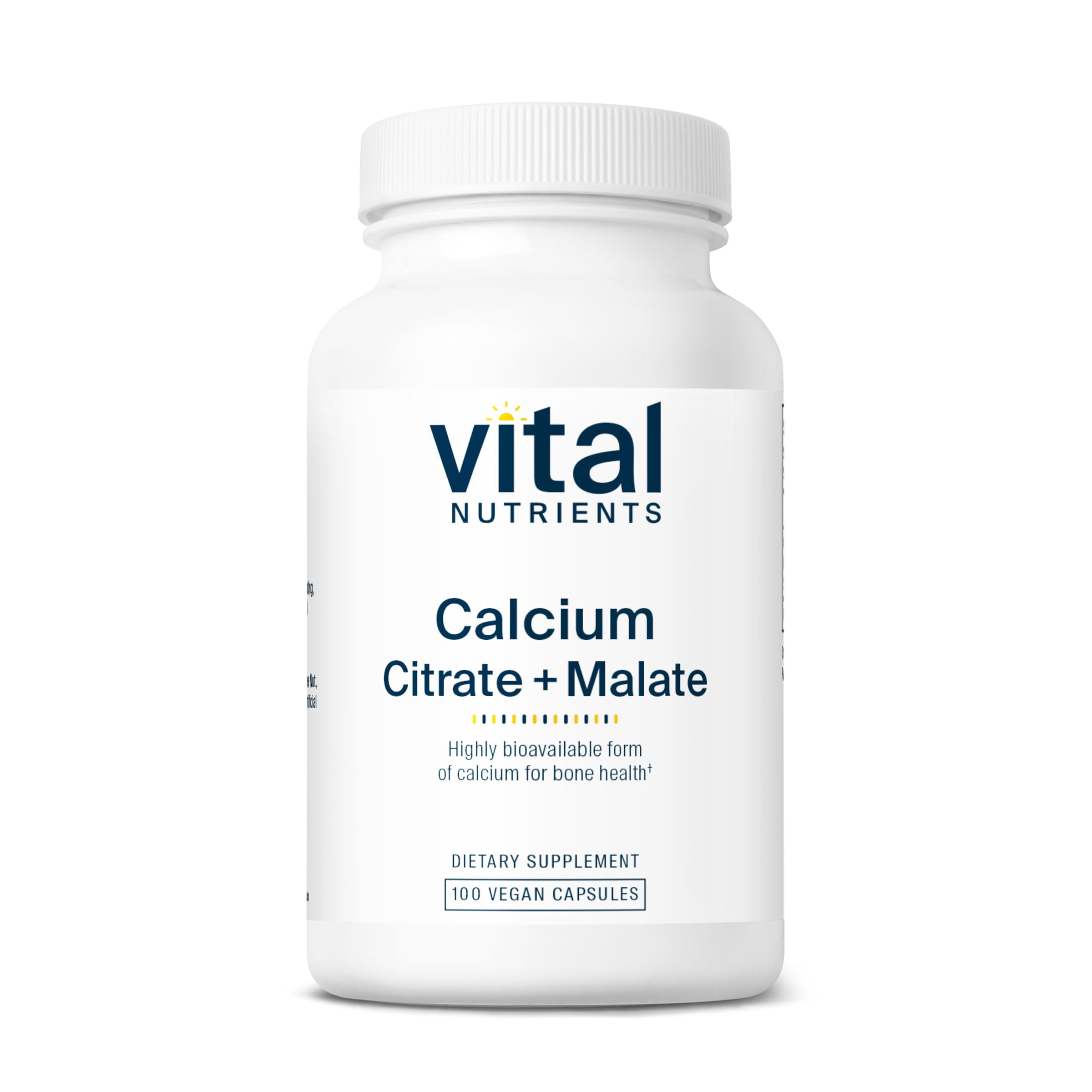 Suplemento de citrato de calcio y malato de Vital Nutrients 150 mg ...