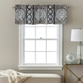 Bohemian Daisy Window Valance for Kitchen, Mosaic Flower Classic ...