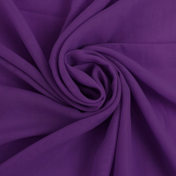 Romex Textiles 100% Polyester Hi Multi Chiffon Woven Precut Fabric ...