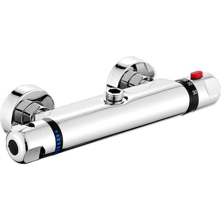 Chrome Finish Thermostatic Shower Mixer Valve With Quick Temperature ...