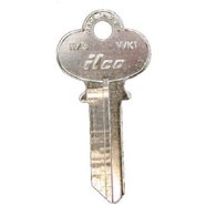 Kaba TM15 1 x 0.08 in. Ilco Nickel Plated Brass Trimark Locks Key Blank ...