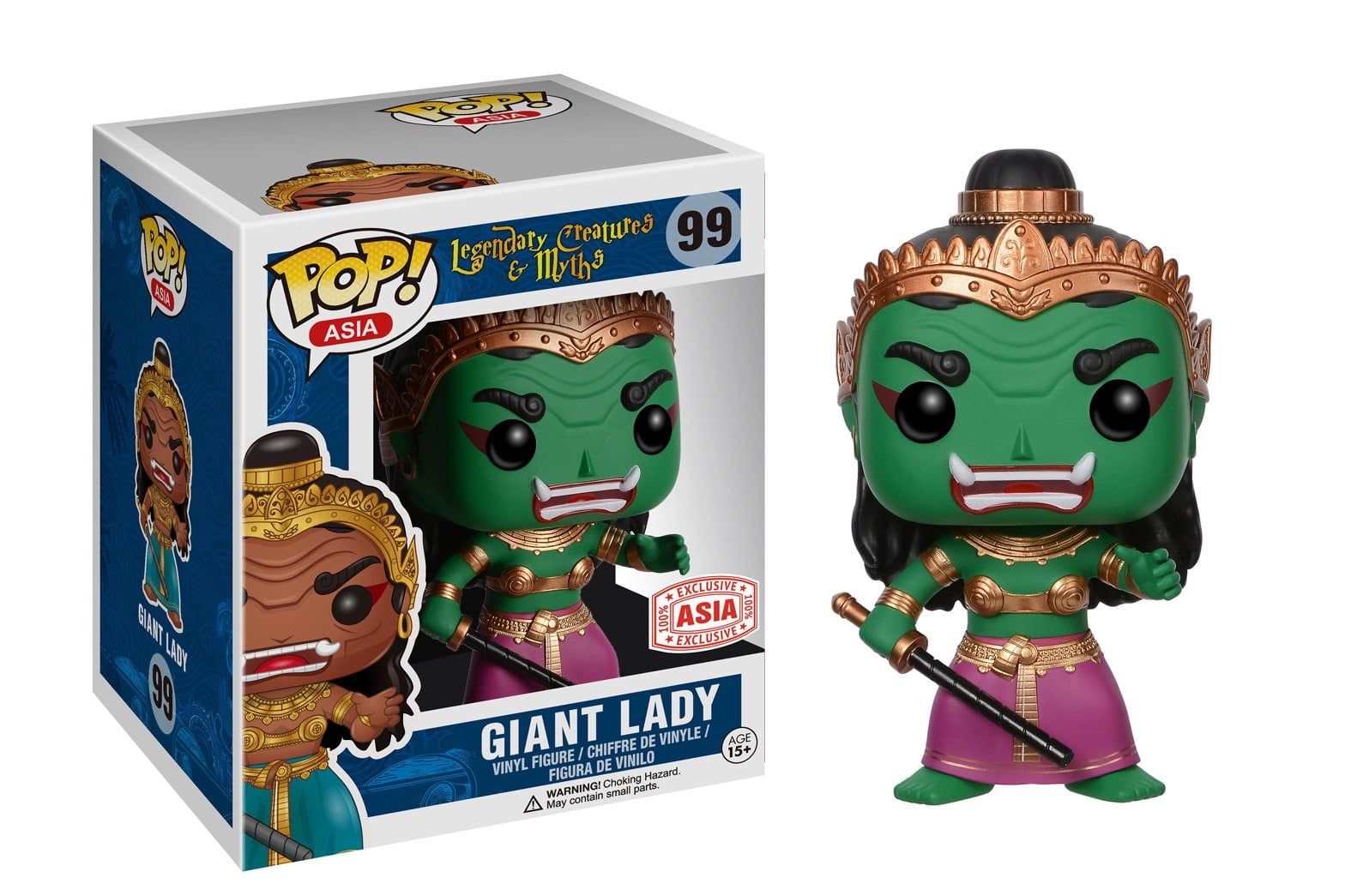 Funko POP! Asia Legendary Myths and Creatures Giant Lady #99 [Green ...