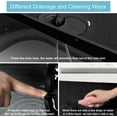 34" X 22" Flexible Silicone Under Sink Mat with Drain Hole, Waterproof ...