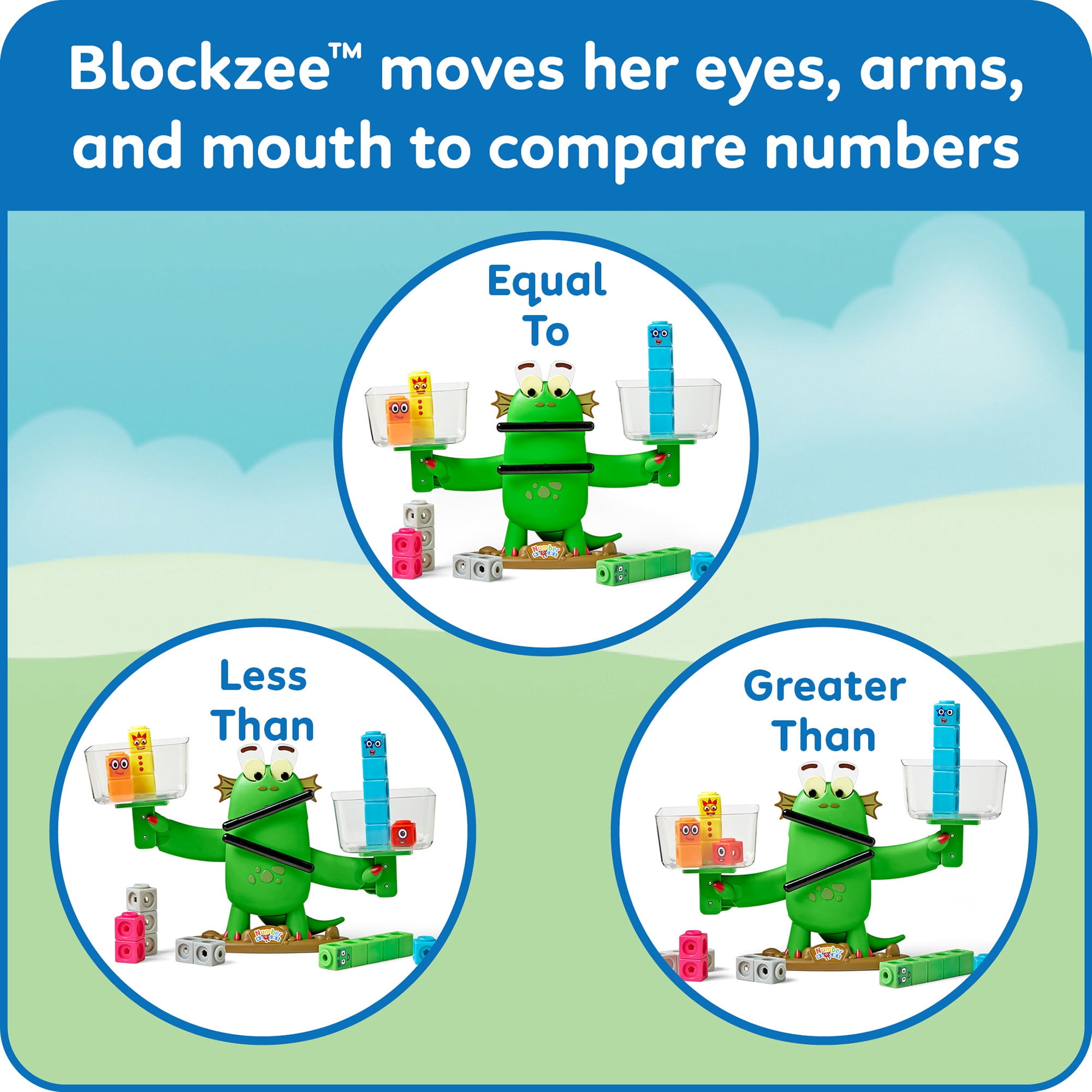 hand2mind Numberblocks Blockzee Balance Activity Set, Educational Math ...