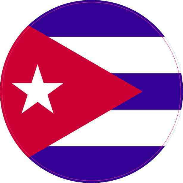 4in x 4in Cuba Flag Sticker Vinyl Luggage Decal Vehicle Bumper Stickers ...