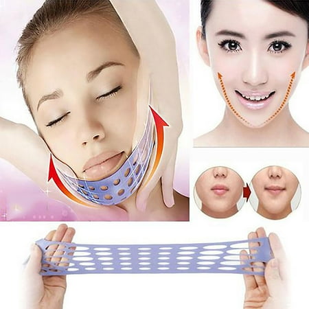 JOYWEI Anti Wrinkle V Face Shaper Slimming Mask Belt Chin Cheek Lift Up ...
