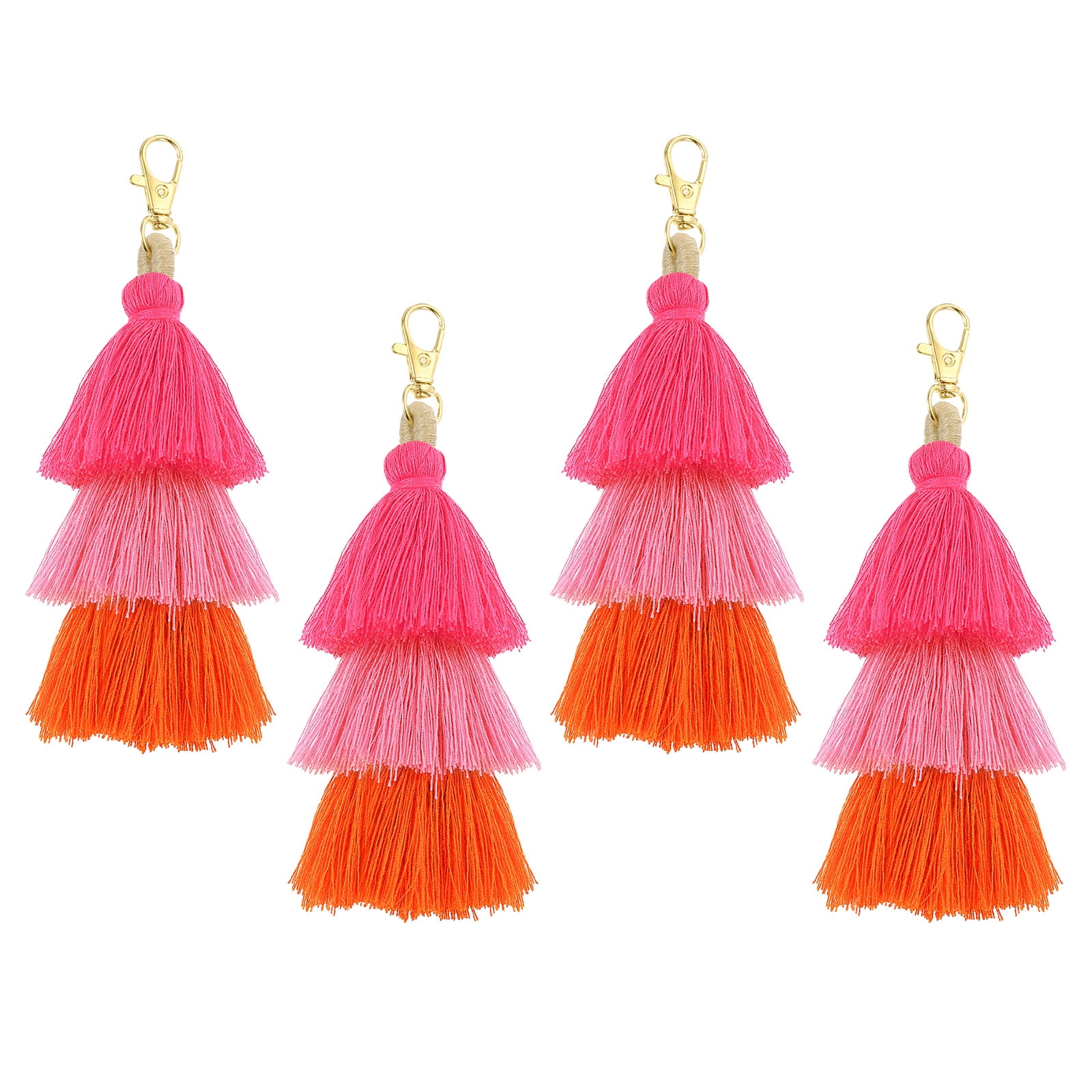 Click here for Uxcell 4pcs Tri-Layered Tassels 6.7inch Tassel Bag... prices