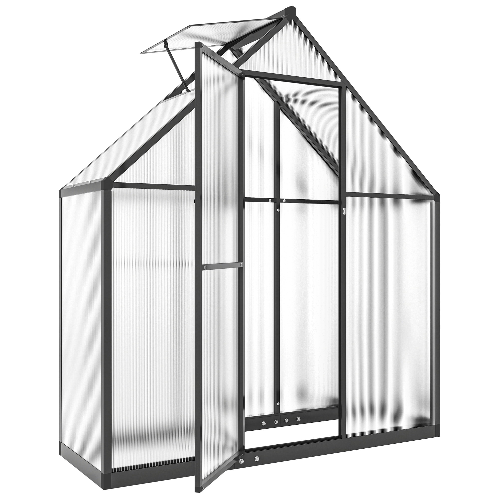 Click here for Outsunny Polycarbonate Greenhouse Walk-In Greenhou... prices