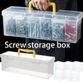 Agiufgs Storage Box 23 X, Large Capacity with Design, for Home Workshop ...