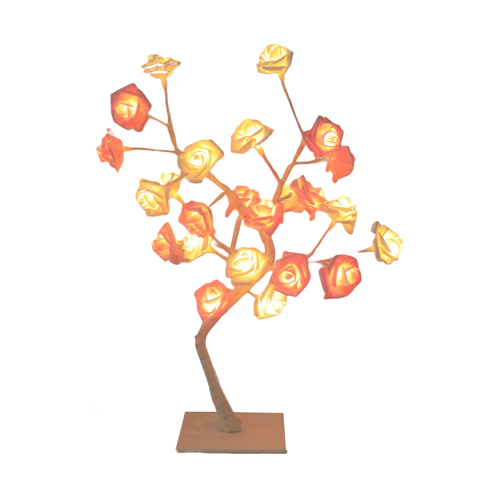 Hesroicy Rose Flower Lamp Realistic Looking Soft Lighting Low-Power ...