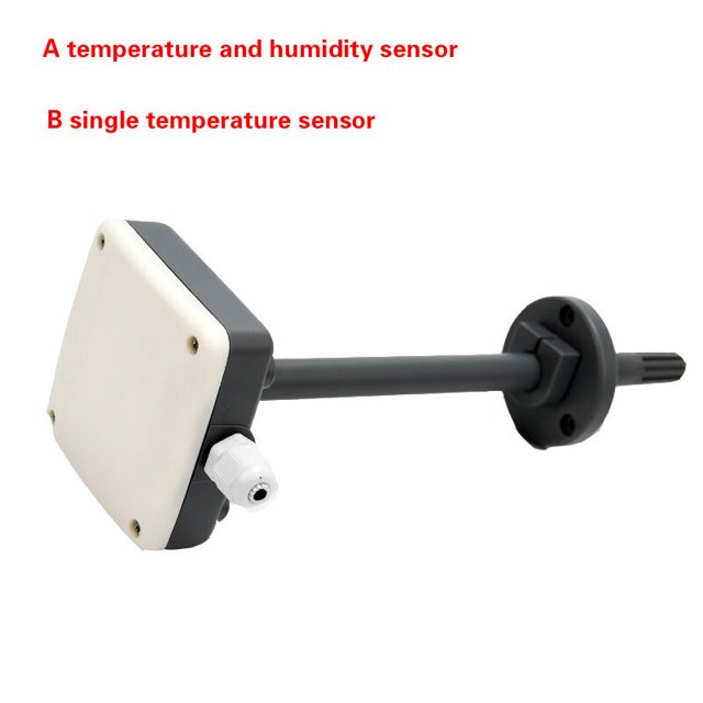 duct temperature and humidity transmitter sensor 4-20mA pipeline type 0 ...