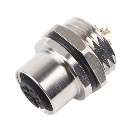 Panel Mounted Socket Connector, Mounted Socket Plug Adapter 5 Pin M12 ...