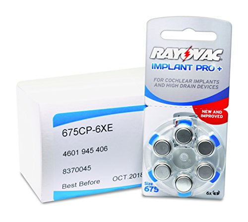 Rayovac New Implant Pro + Plus Cochlear Implant Batteries - Walmart.com