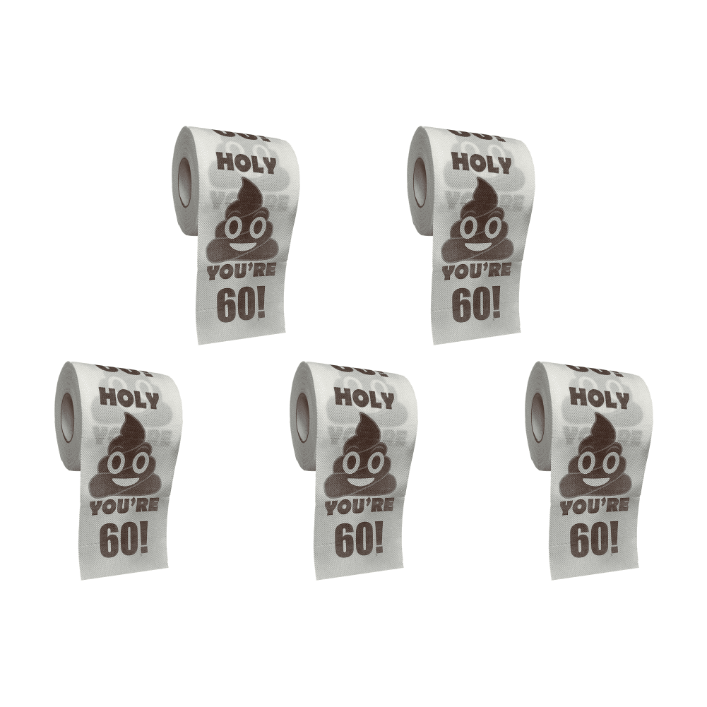 Roll Poop - Regalos de cumpleaños para inodoro impresos para mujeres y ...