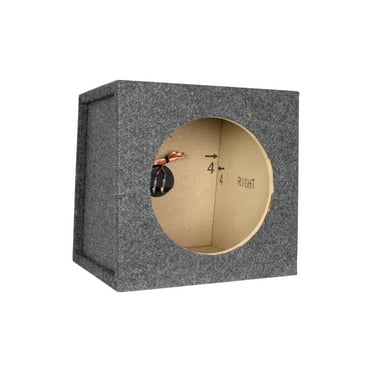 QPower Quad 4 Hole 12 Inch Sealed Divided Speaker Box Subwoofer ...