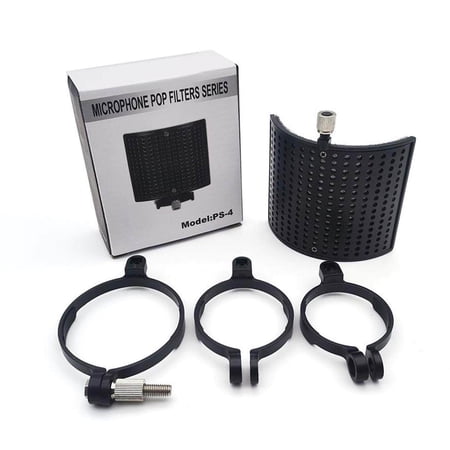 enqiretly Microphone Isolation Shield Absorber Filter Vocal Isolation ...