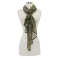Gold & Silver Metallic Lightweight Mesh Scarf Wrap - Walmart.com