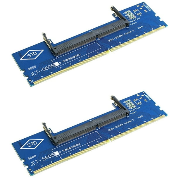 Tarjeta adaptadora de memoria RAM DDR4 para computadora portátil a computadora de escritorio ...