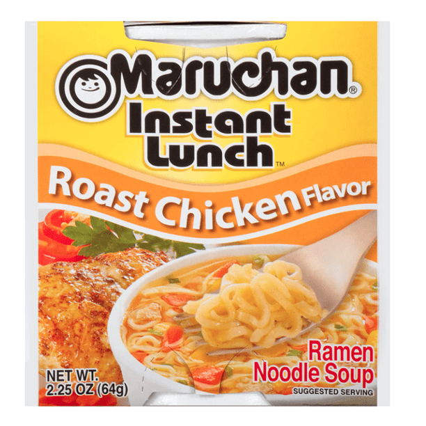 Maruchan Instant Lunch Roasted Chicken Flavor Soup, 2.25 oz, 6 Pack ...