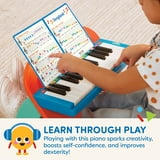 Battat Mini Musician's Piano with Color-Coded Keys and Music, Toddler ...