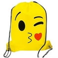 Emoji Drawstring Backpacks (12 Count) - Walmart.com