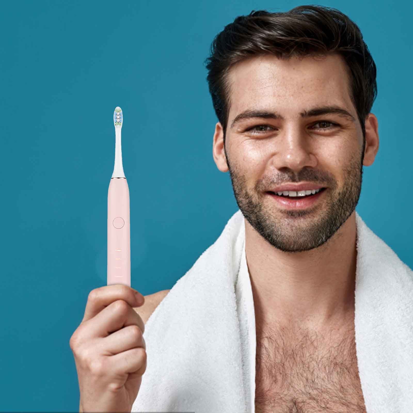 Electric Toothbrush Adult Wireless Induction Charging Automatic Sonic ...