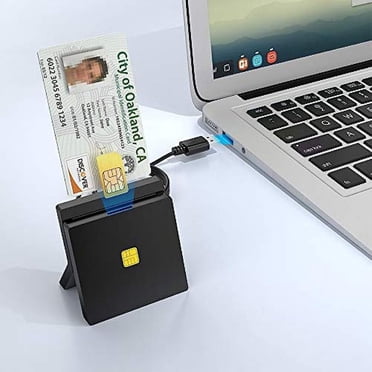 CAC Card Reader, USB C DOD Military Smart Card Reader Fits for Windows ...