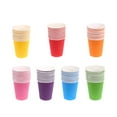 Tineasur Assorted Color Paper Cups for Party Use Durable and Smooth ...