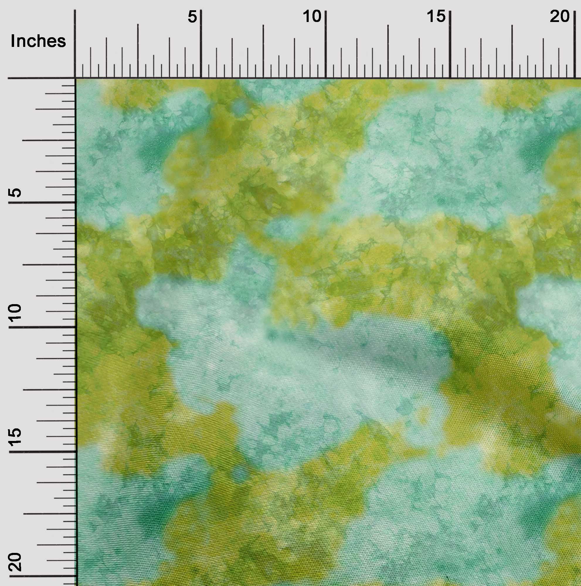 oneOone Cotton Poplin Lime Green Fabric Texture Watercolor Fabric For ...