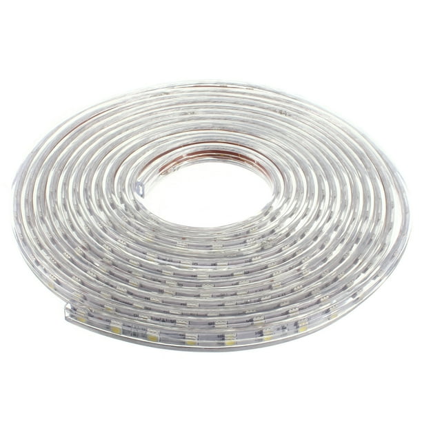 Waterproof RGB Flexible LED Strip Lights 220V SMD 5050 60 LEDs/M Plug ...